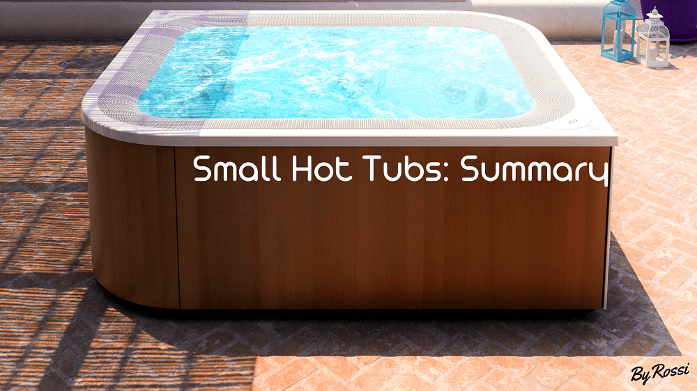 3 Best Small Hot Tubs to Enhance Small Backyards 👇 | ByRossi